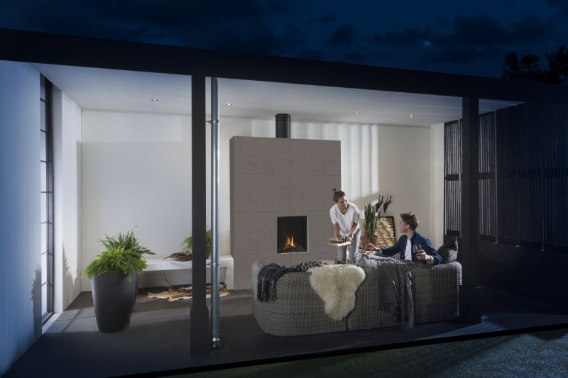 Sky Small Front Outdoor Gasfire - Element4